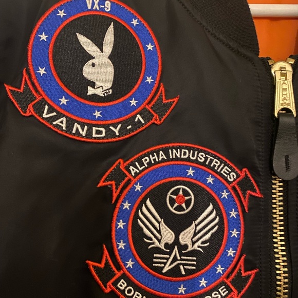PLAYBOY | Jackets & Coats | Alpha Industries X Playboy Bomber Jacket ...